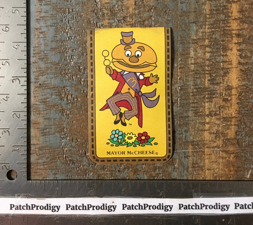 Vintage MAYOR Mccheese Mcdonald's Fast Food Restaurant Character Iron ...