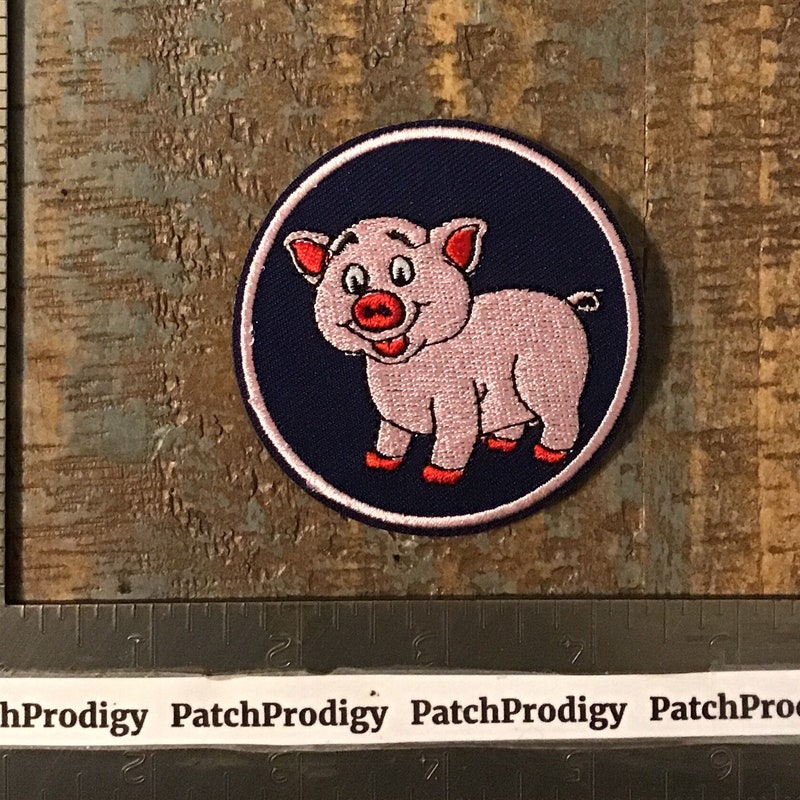 Iron on Pig Patch - Etsy