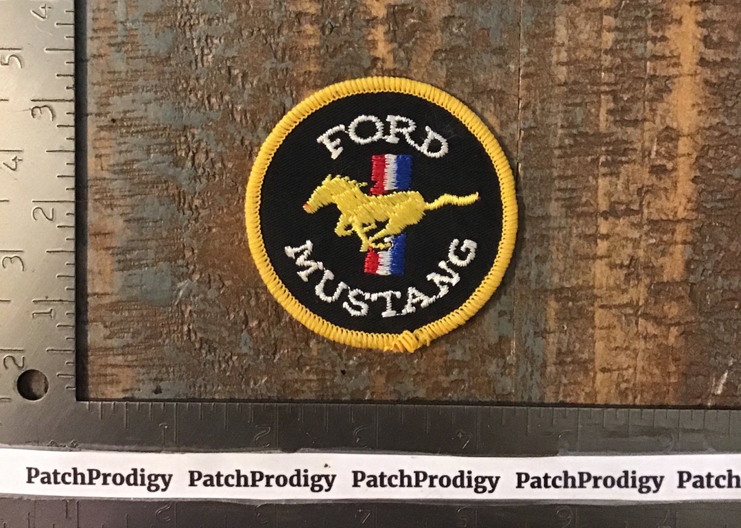 Vintage FORD MUSTANG Automobile Car Logo Emblem Sew-on Patch - Etsy