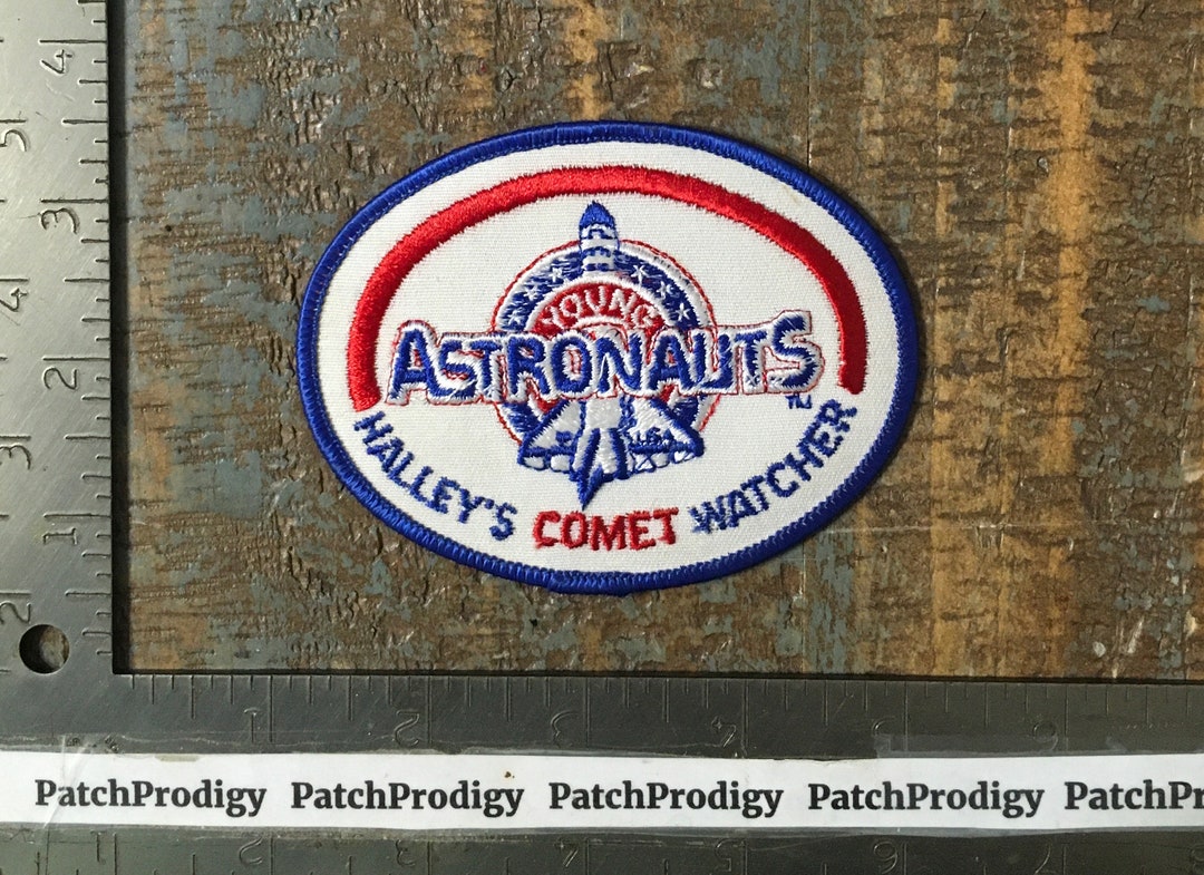 Vintage Halleys Comet Watcher Young Astronauts Space Observers Iron-on Patch 1980s Twill - Etsy