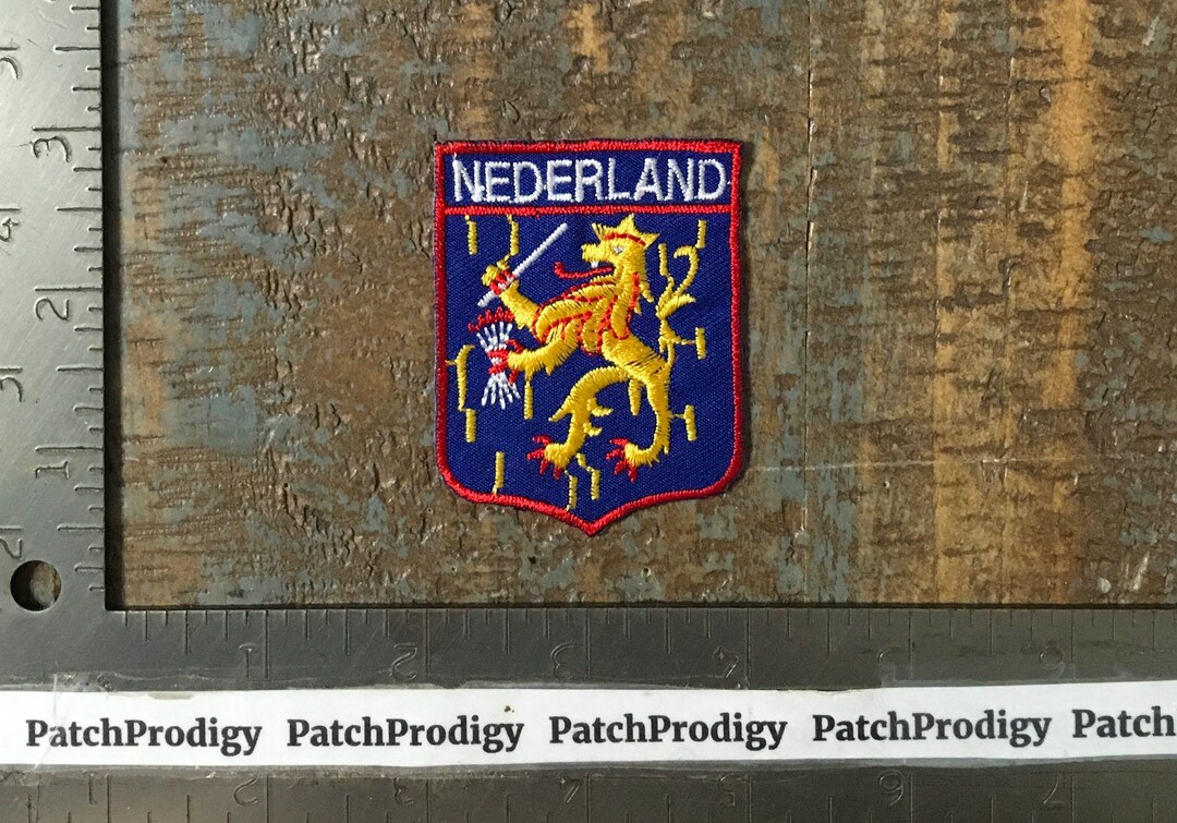 Vintage Nederland Coat of Arms Crest Shield Netherlands Travel Souvenir ...