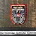 Vintage AUSTRIA Coat of Arms Crest Shield Travel Souvenir Woven Sew-on ...