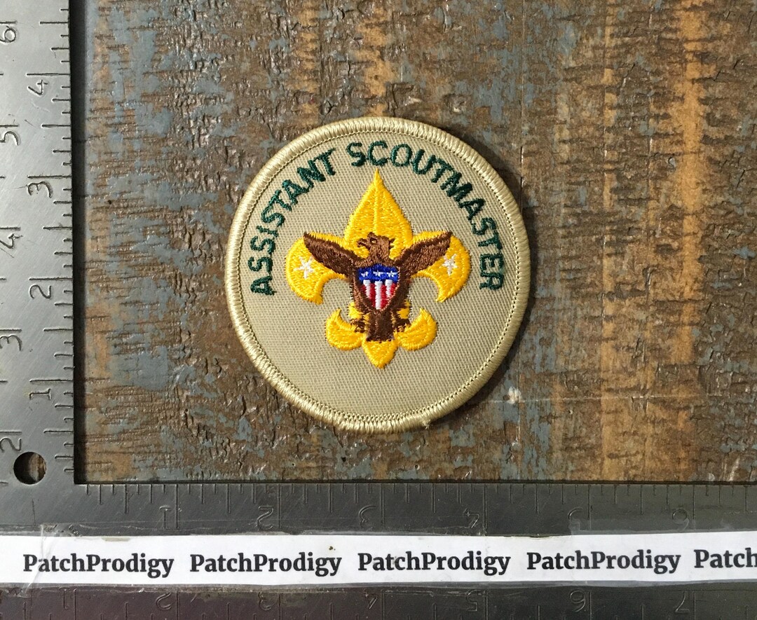 Vintage Assistant Scoutmaster Boy Scouts of America Embroidered Iron-on ...