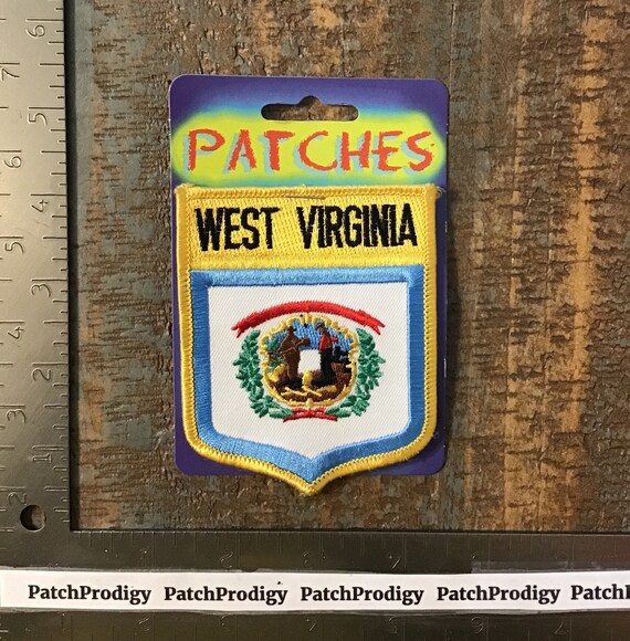 Vintage West Virginia State Flag Shield Travel Souven… - Gem