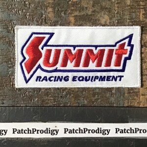 Vintage Summit Racing Equipment Company Logo Iron-on Patch NASCAR Twill ...