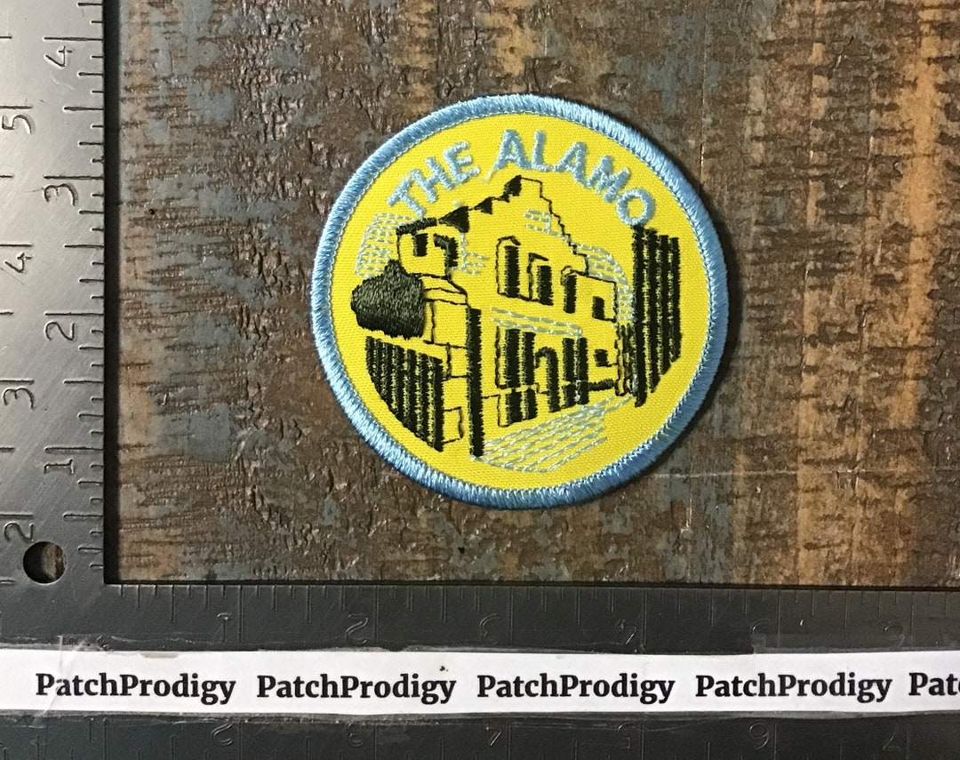 Vintage THE ALAMO San Antonio Texas Travel Souvenir Iron-on Patch 1970s ...