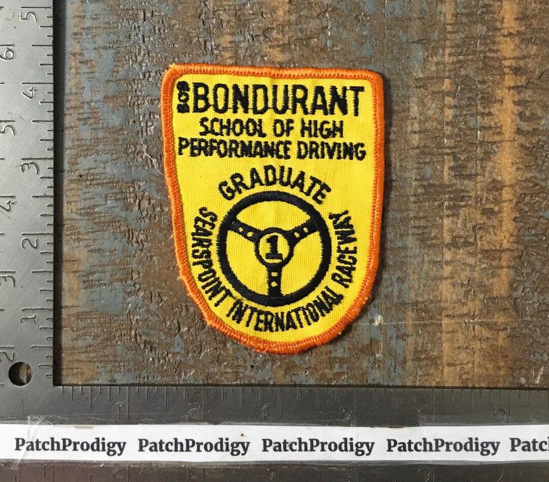 Vintage Bob Bondurant School of High Performance Driving Graduate ...