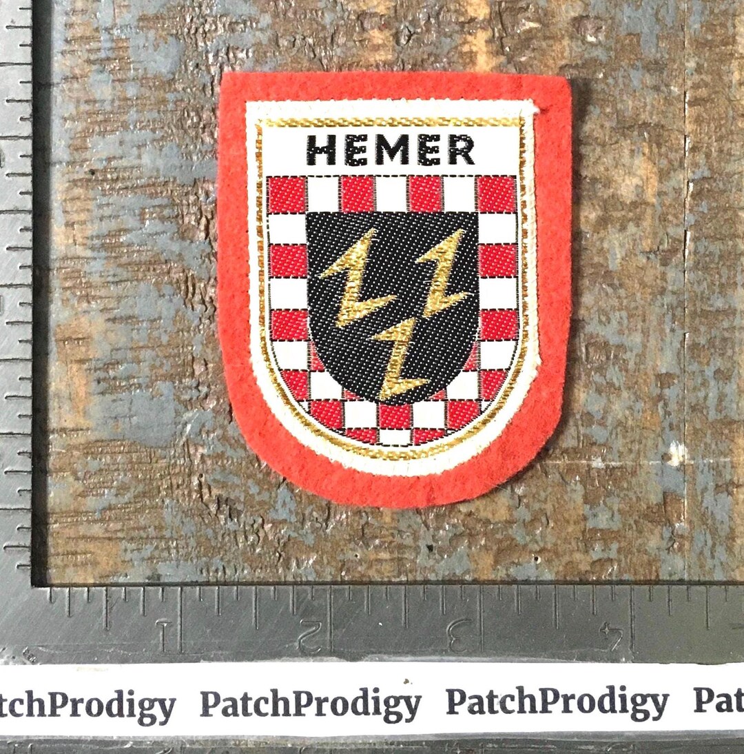 Vintage HEMER Germany Coat of Arms Crest Shield German Town Travel ...