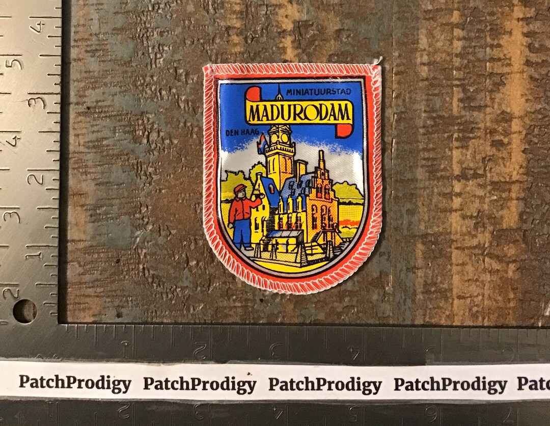 Vintage Madurodam Miniature Park Netherlands Travel Souvenir Sew-on ...