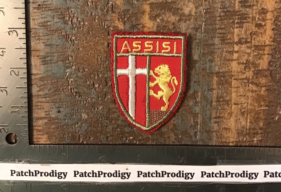 Vintage ASSISI Italy Coat of Arms Crest Travel Souvenir Sew-on - Etsy