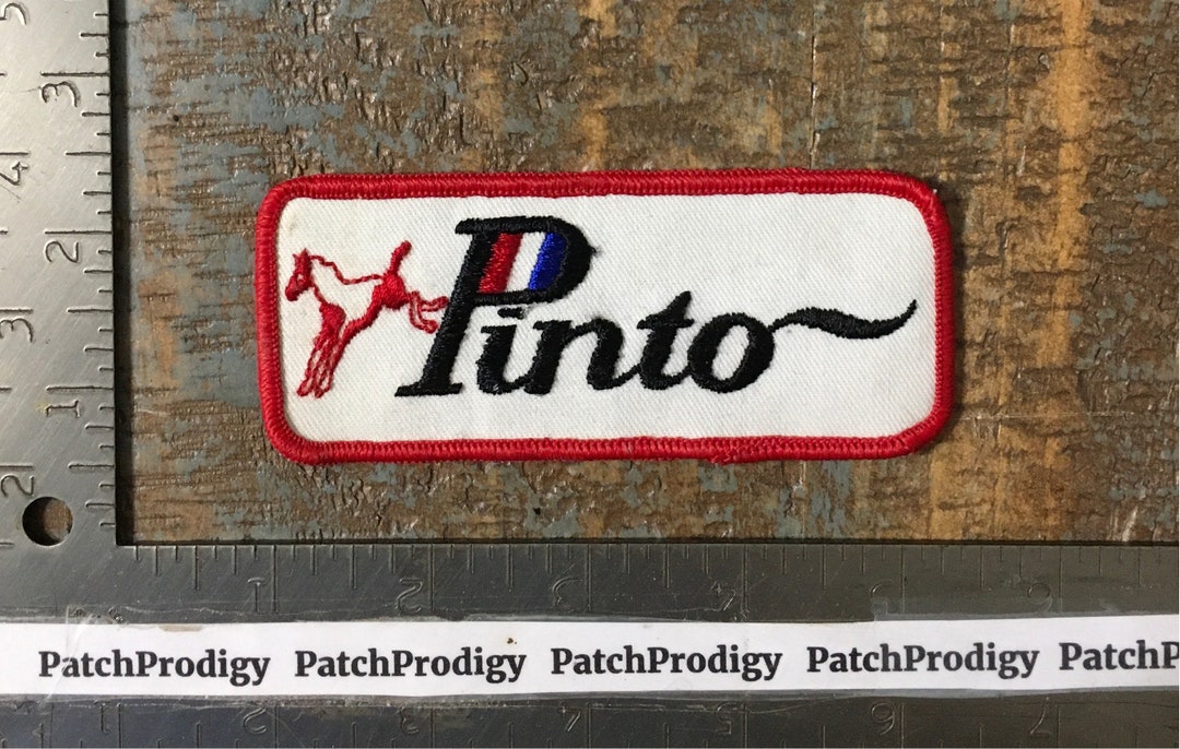 Vintage FORD PINTO Automobile Car Logo Emblem Sew-on Patch 1970s Twill ...