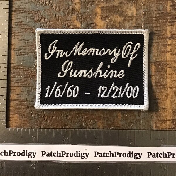 Memorial Patch - Etsy