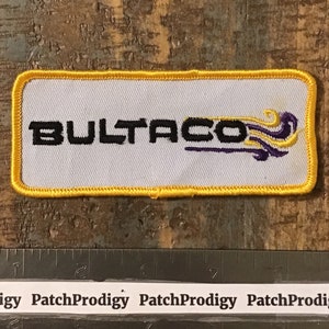 Vintage BULTACO Motorcycle Company Logo Sew-on Patch Twill - Etsy