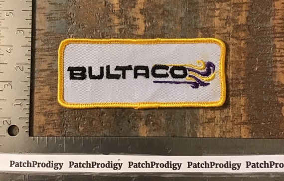 Vintage Bultaco Motorcycle Company Logo Patch - Etsy