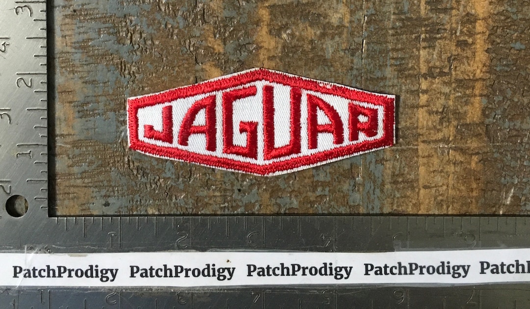 Vintage JAGUAR Automobile Luxury Car Company Logo Emblem Embroidered ...