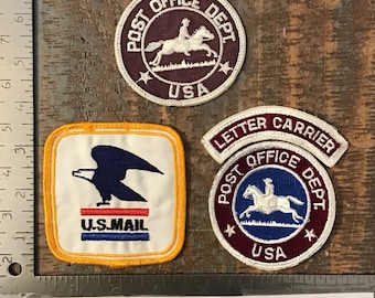 Vintage United States Postal Service Uniform Eagle Logo Sew-on Patch ...