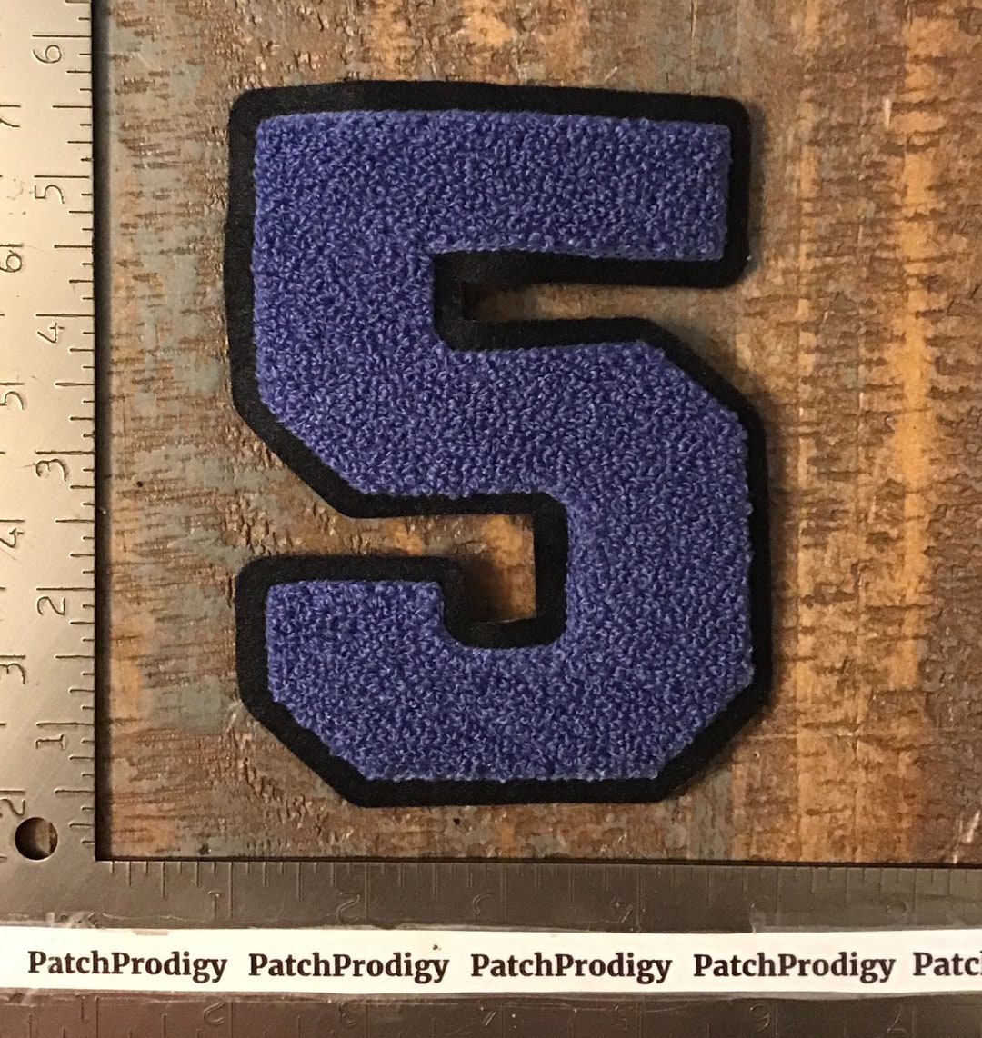 Vintage Number 5 College High School Varsity Sports Jersey Letterman ...