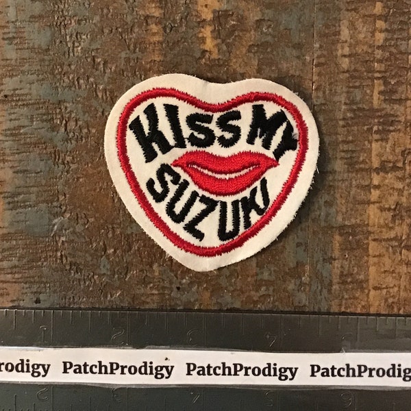 Embroidered Lips Patch - Etsy