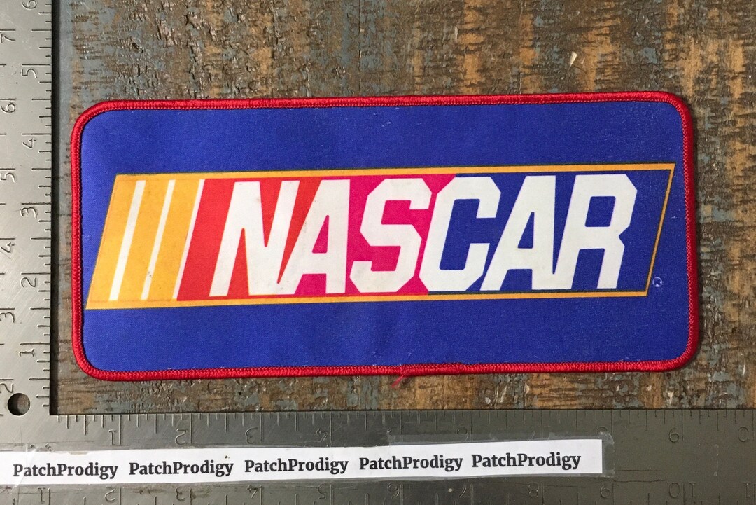 Vintage NASCAR Car Racing Company Logo Large Jacket Back Printed Iron ...