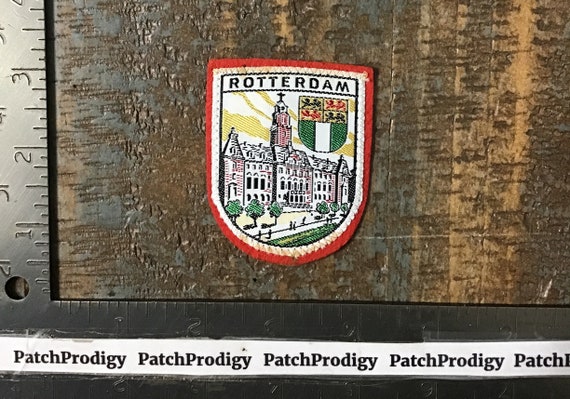 Vintage ROTTERDAM Netherlands Flag Emblem Town Hall B… - Gem
