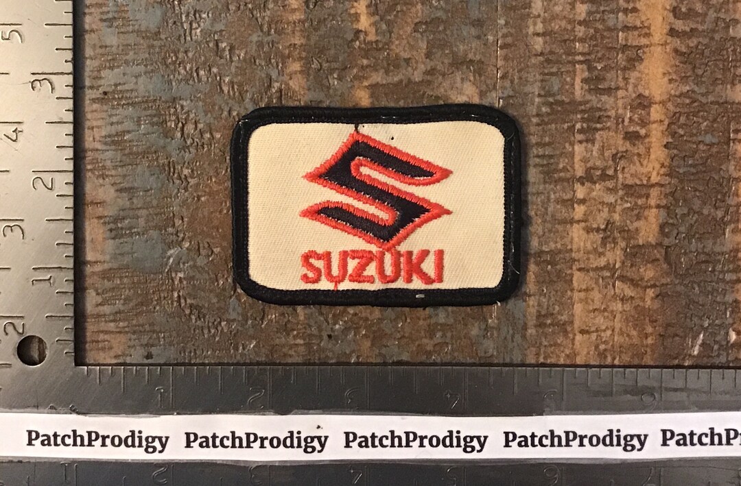 Vintage Suzuki Motorcycles Racing Bike Company Logo Emblem Sew-on Patch ...