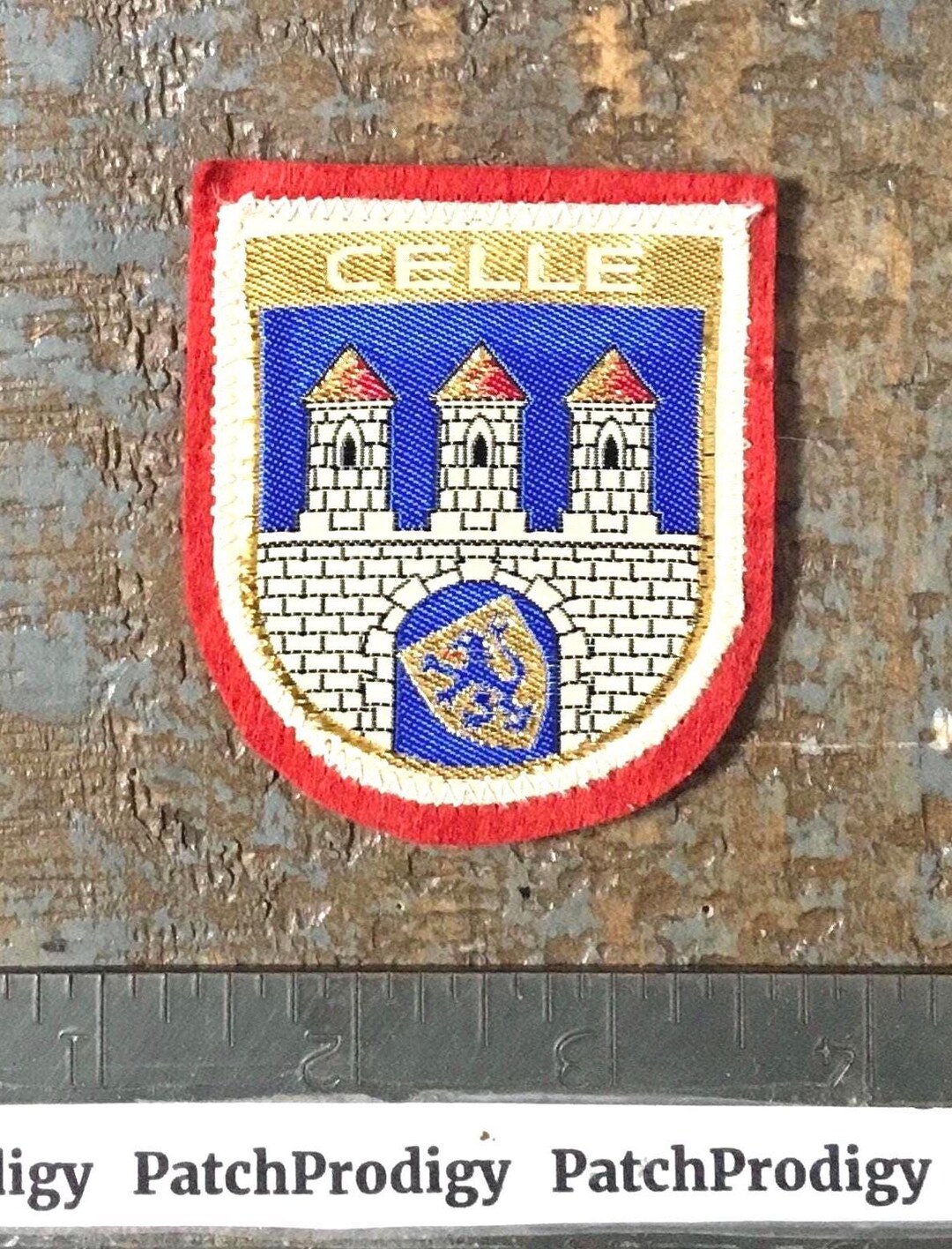 Vintage CELLE Germany Coat of Arms Crest Shield German Town Travel ...