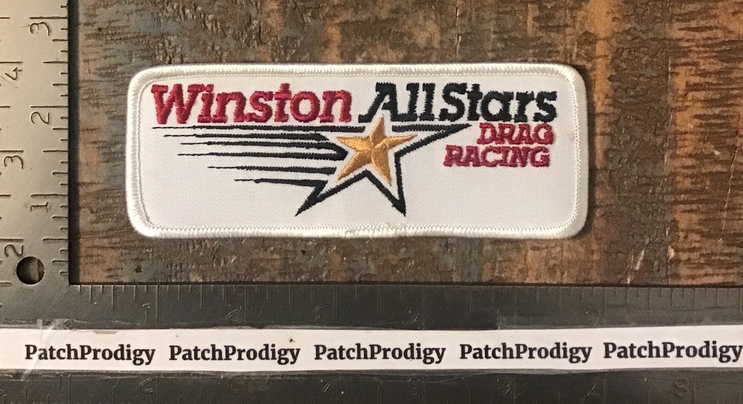 Vintage Winston All Stars Drag Racing Iron-on Patch NHRA Hot Rod ...