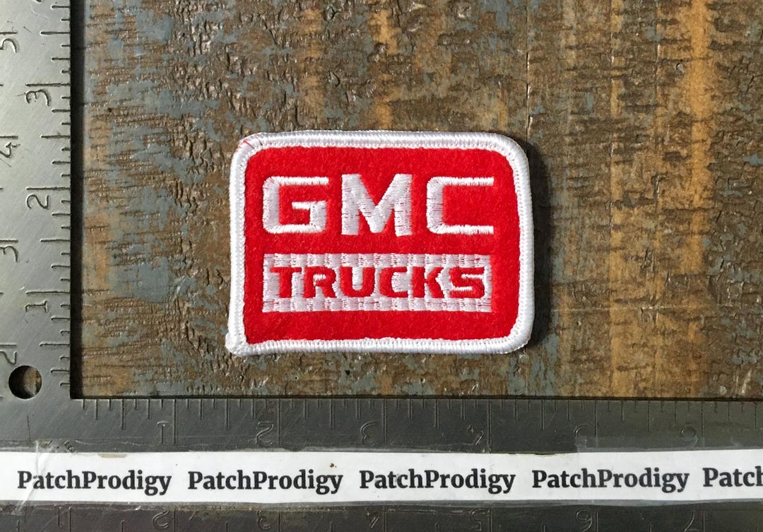 Vintage GMC TRUCKS General Motors Truck Company Logo Embroidered Sew-on ...