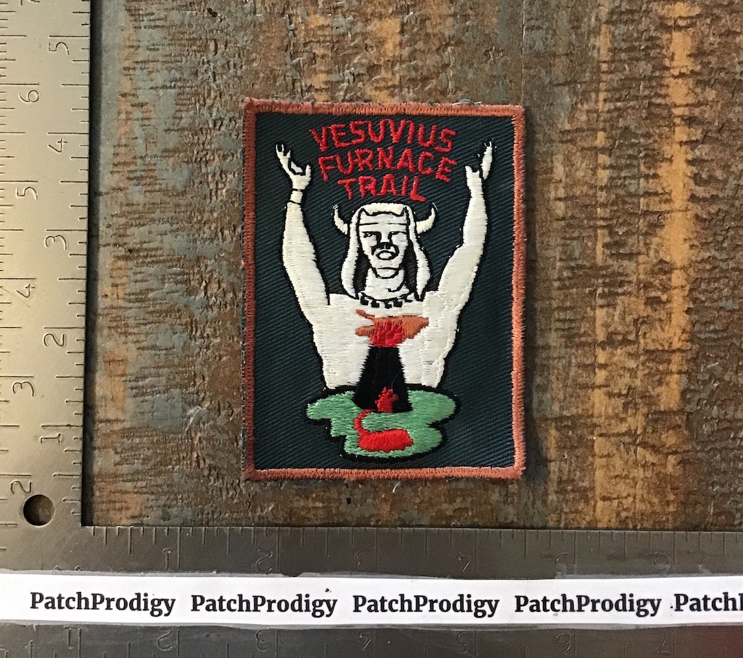 Vintage Vesuvius Furnace Trail Boy Scouts of America BSA Sew-on Patch ...