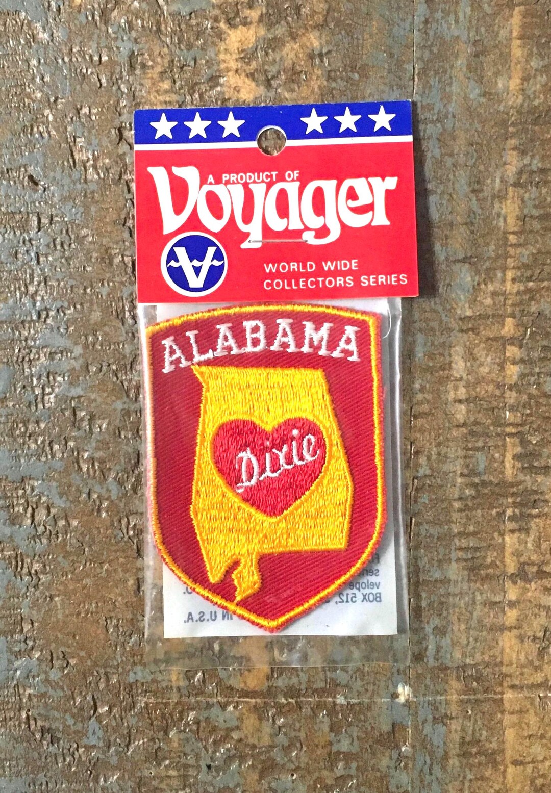 Vintage ALABAMA Heart Dixie State Map Outline Travel Souvenir ...