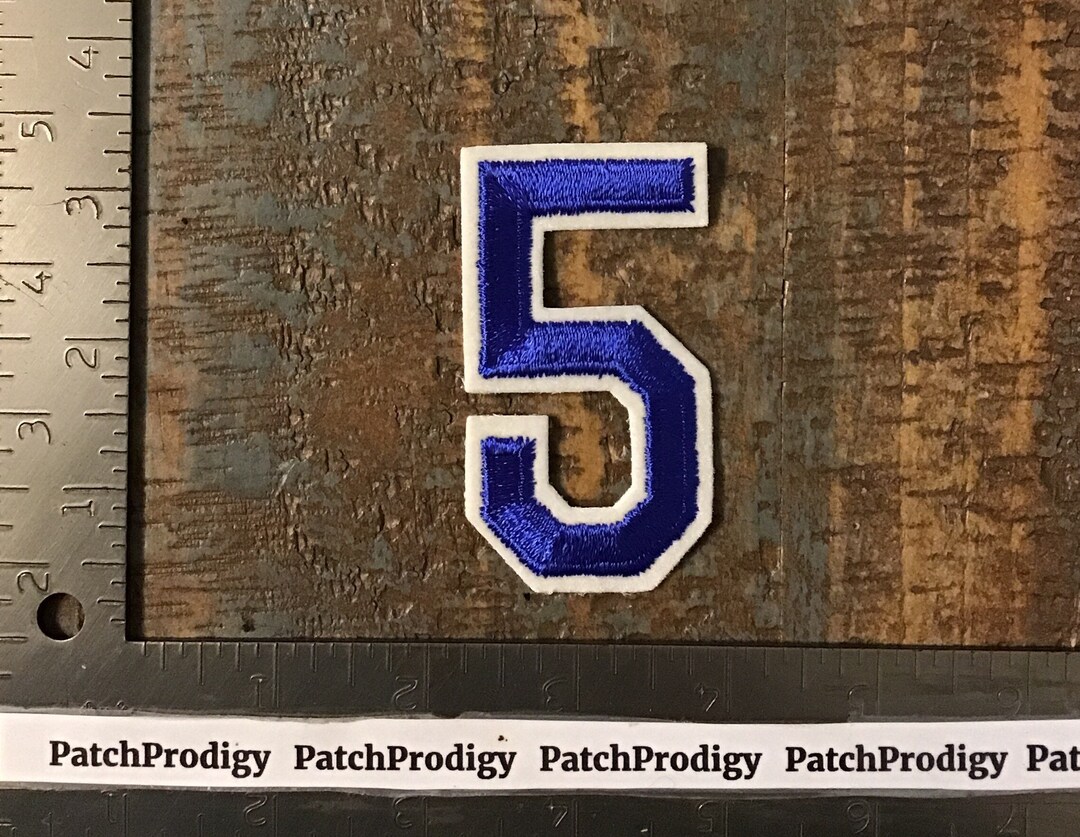 Vintage NUMBER 5 College School Varsity Sports Jersey Letterman Jacket ...