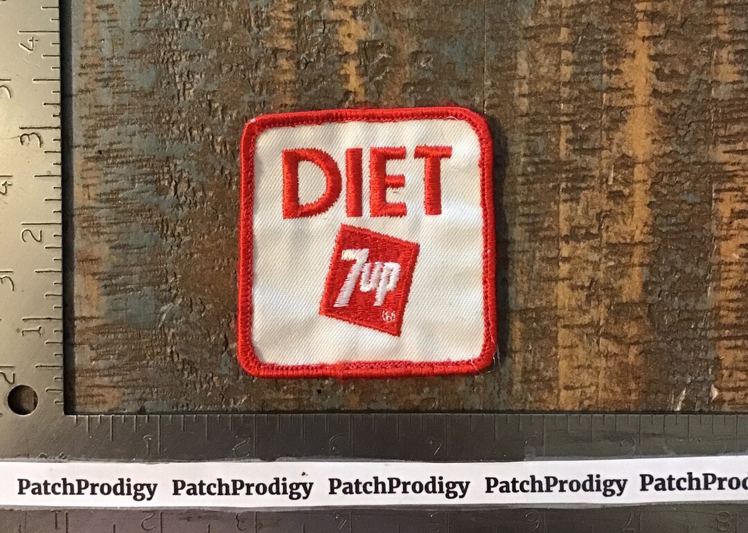 Vintage Diet 7up Soda Pop Soft Drink Beverage Company Logo Sew-on Patch ...