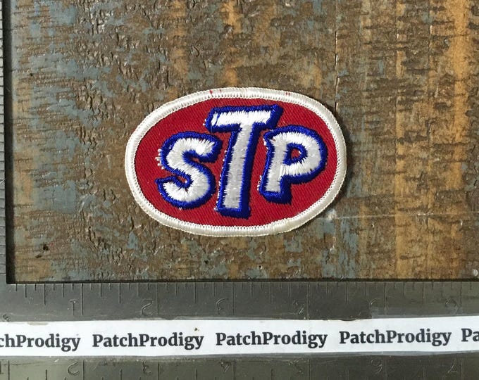 Vintage STP Oil Gas Racing Company Logo Sew-on Patch 1970s Twill - Etsy