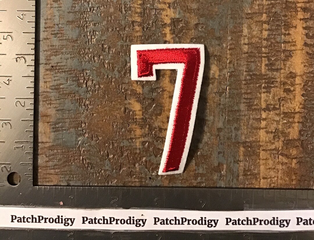 Vintage NUMBER 7 College School Varsity Sports Jersey Letterman Jacket ...