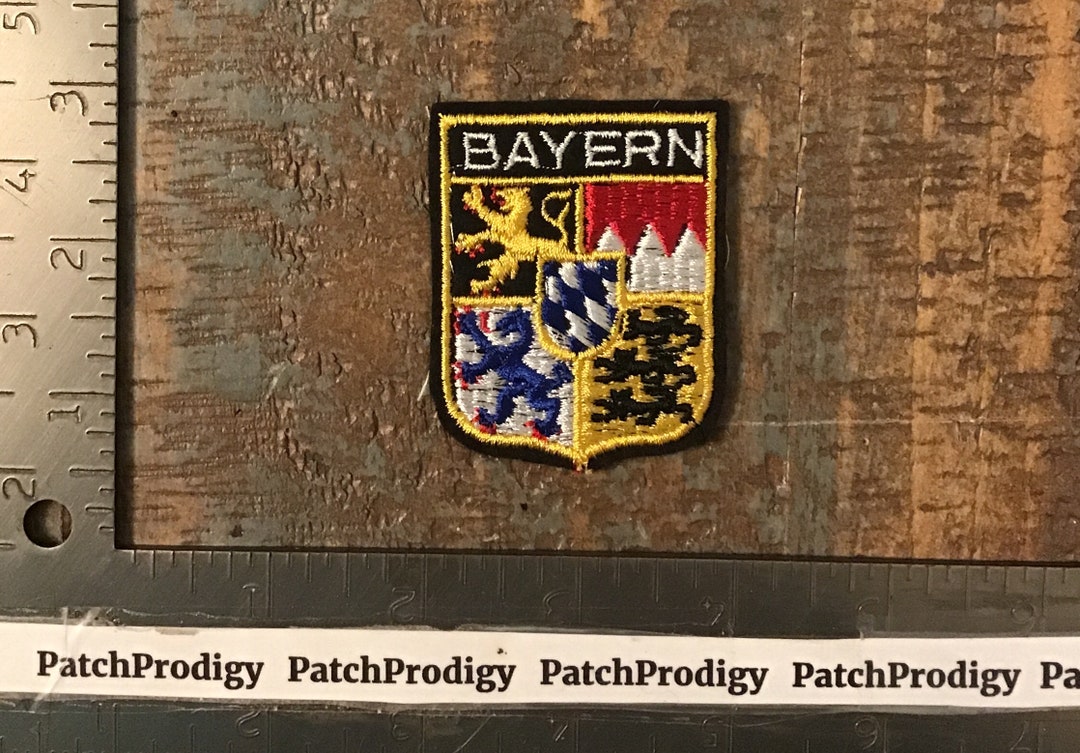 Vintage Bayern Germany Bavaria Coat of Arms Crest Shield Travel ...