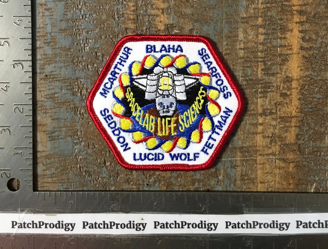 Vintage NASA Space Shuttle Columbia Spacelab Life Sciences Mission STS-58 Iron-on Patch - Etsy