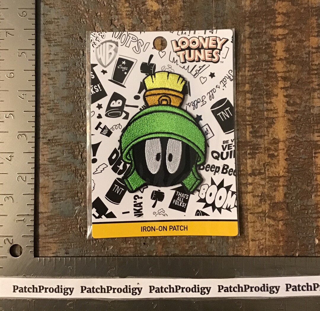 Marvin the Martian Looney Tunes Cartoon Character Iron-on Patch WB - Etsy