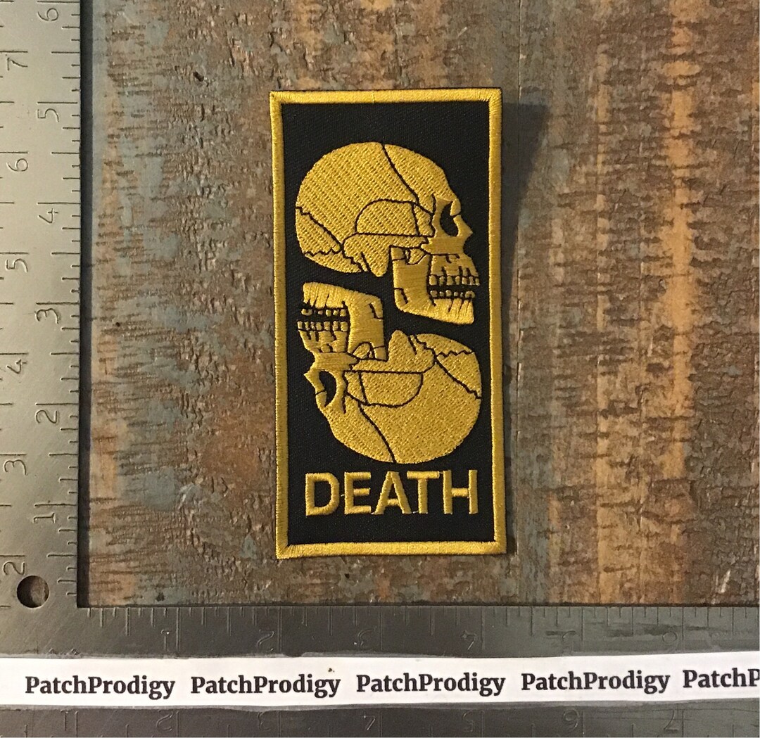 DEATH Skulls Dying Dead Skeletons Funny Humor Iron-on Patch - Etsy