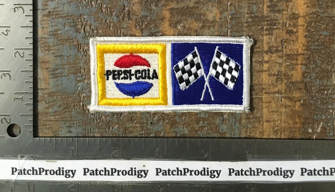 Vintage PEPSI-COLA Soda Pop Beverage Drink Company Checkered Flags ...