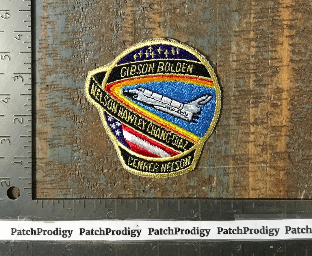 Vintage NASA Space Shuttle Columbia Mission STS-61C Astronaut Iron-on Patch - Etsy