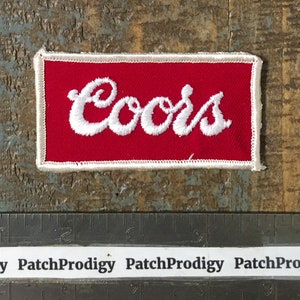 Vintage COORS Beer Brewing Company Logo Sew-on Patch Red/white 1970s Twill - Etsy