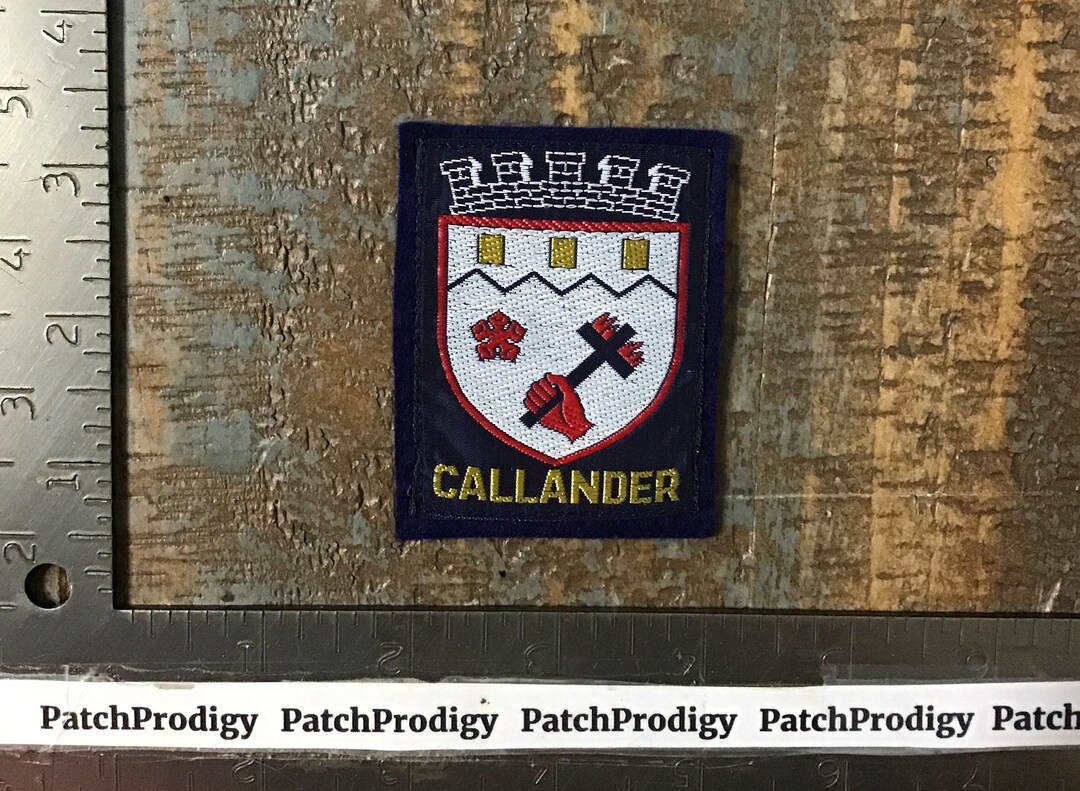 Vintage CALLANDER Scotland Coat of Arms Crest Shield Travel Souvenir ...