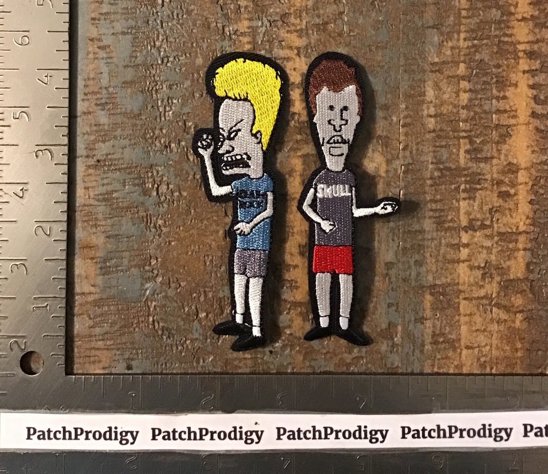 Beavis & Butthead MTV Music Television MTV Cartoon Character Iron-on ...