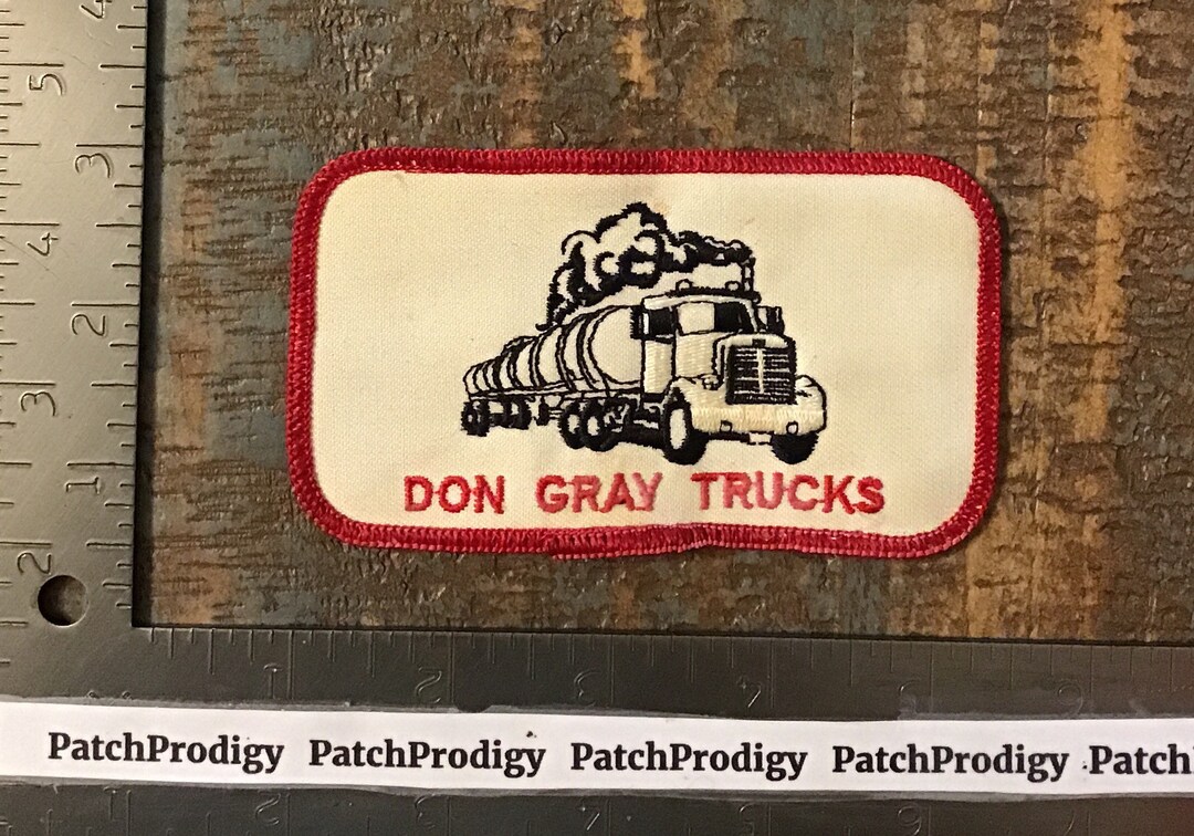 Vintage Don Gray Trucks Trucking Company Dealer Logo Uniform Sew-on ...