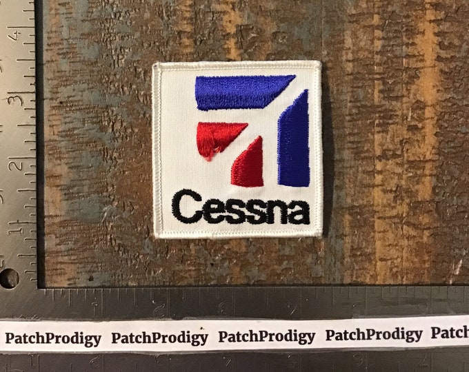 Vintage CESSNA Airplanes Aviation Company Logo Iron-on Patch Flying ...