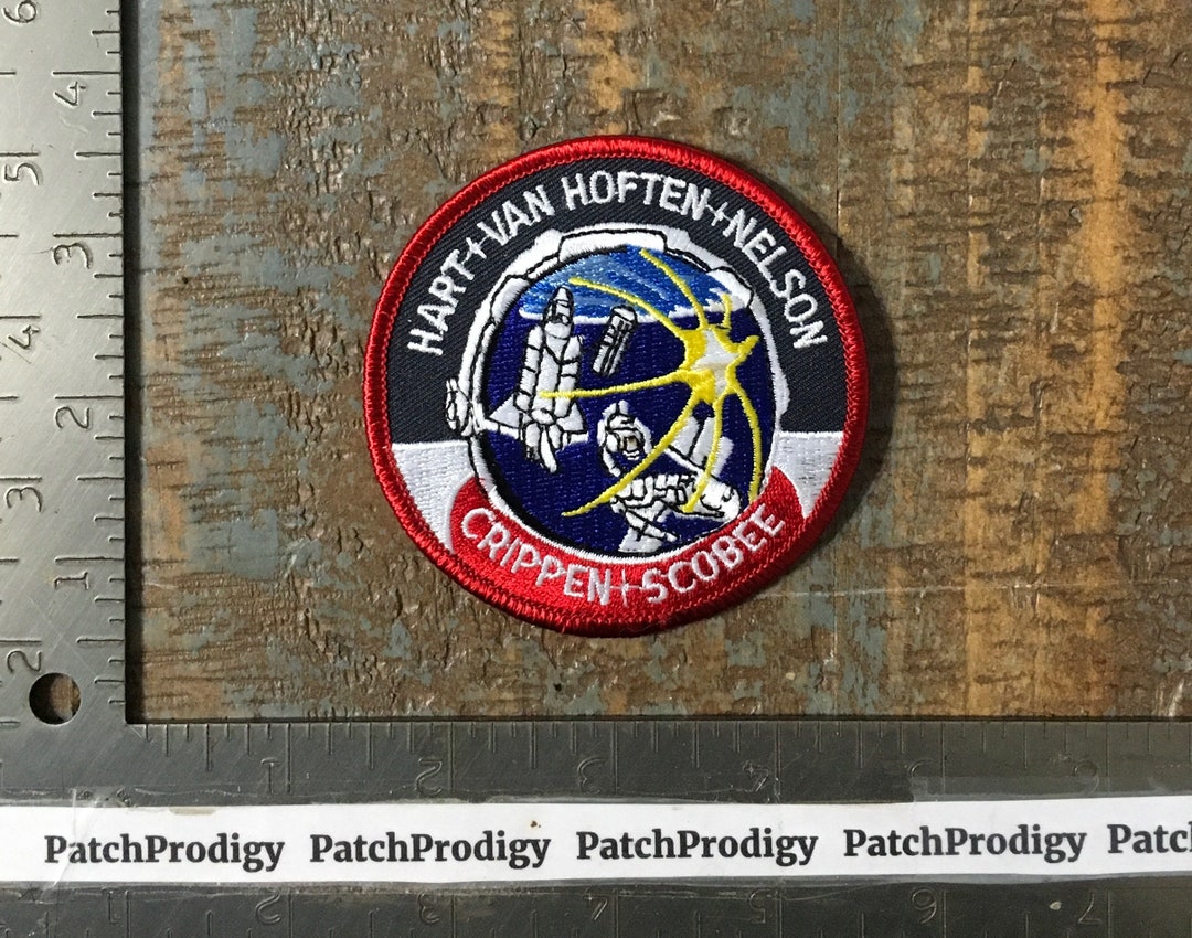 Vintage NASA Space Shuttle Challenger Mission STS-41C Astronaut Iron-on Patch - Etsy UK