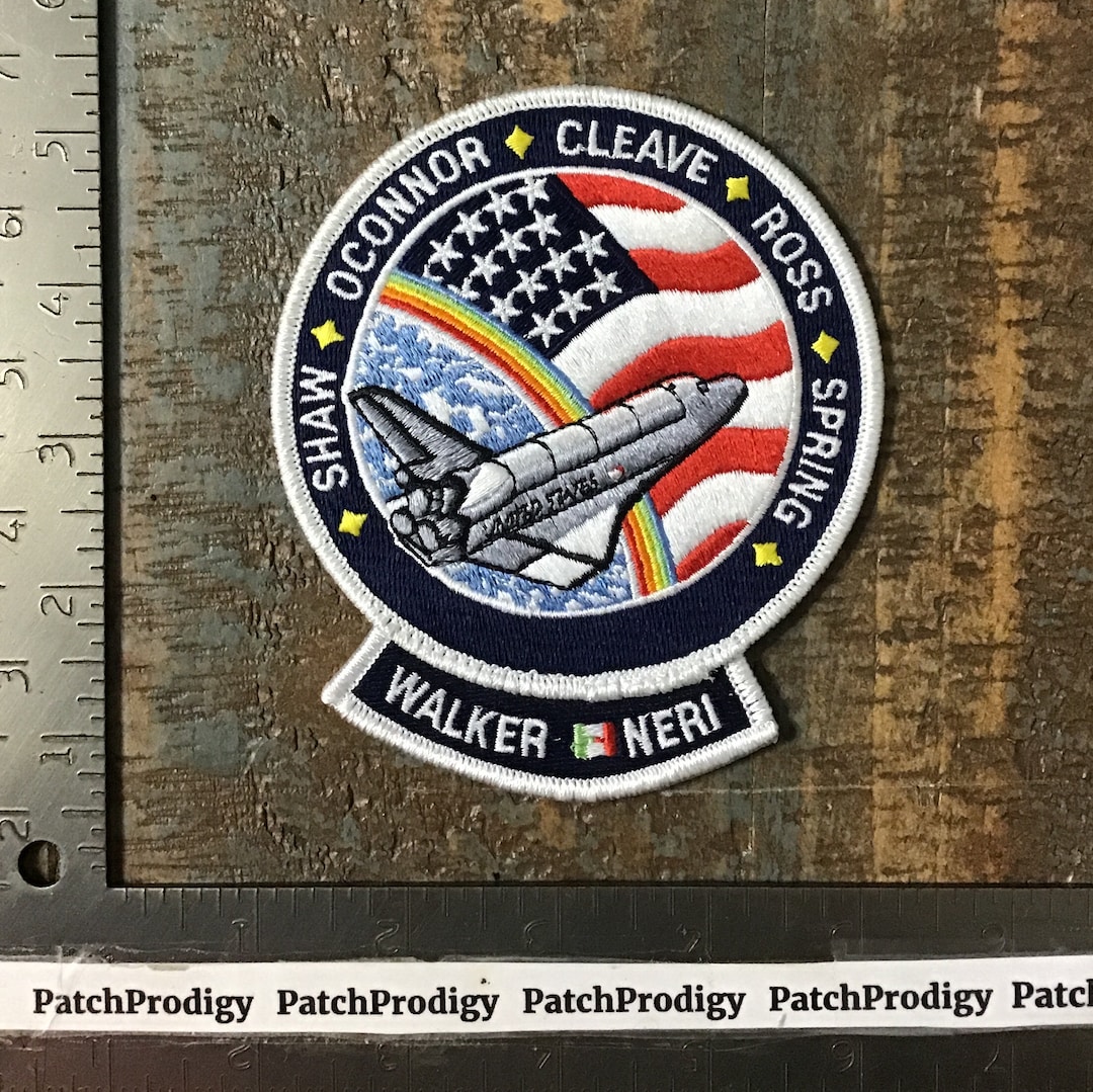 Vintage NASA Atlantis Space Shuttle Mission STS-61B Iron-on Patch Twill - Etsy