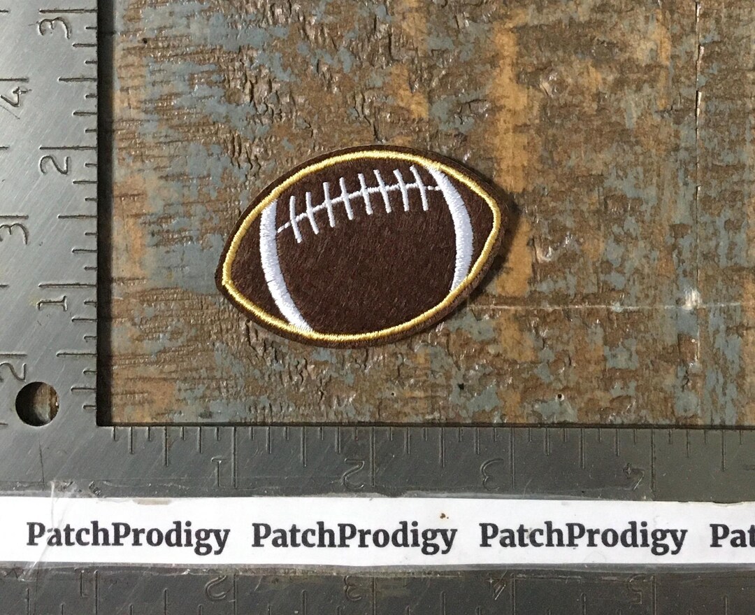 Vintage FOOTBALL Team Sports Ball Player Embroidered Iron-on Applique ...