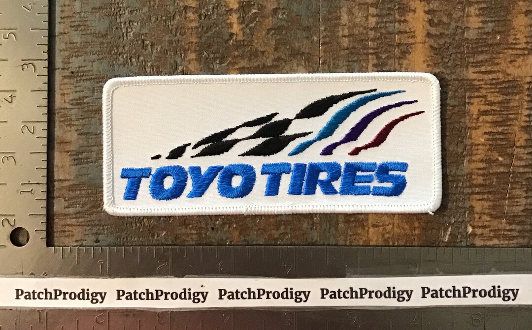 Vintage TOYO TIRES Automotive Tire Company Race Team Logo Iron-on Patch ...