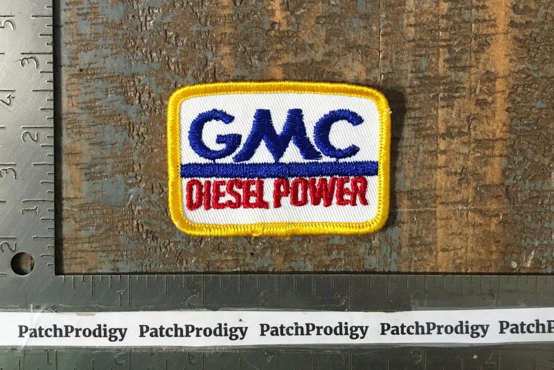 Vintage GMC Diesel Power General Motors Truck Company Logo Sew-on Patch ...